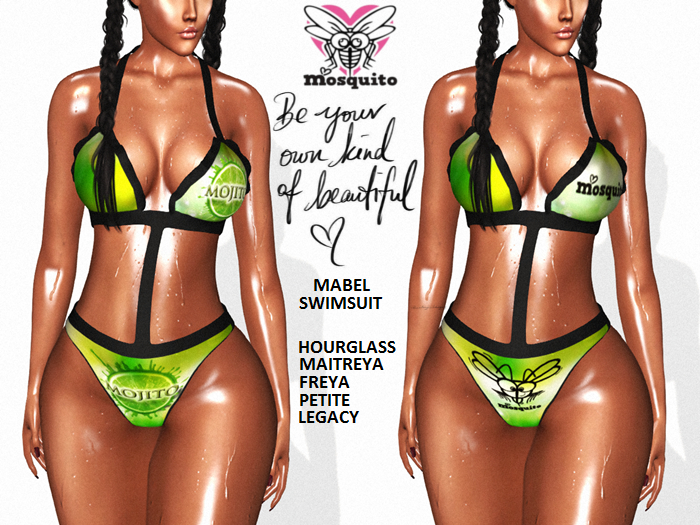 Second Life Marketplace Mosquito Swimsuit Mabel Body Mesh